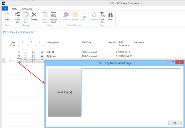 Setting Up Fixed Keys