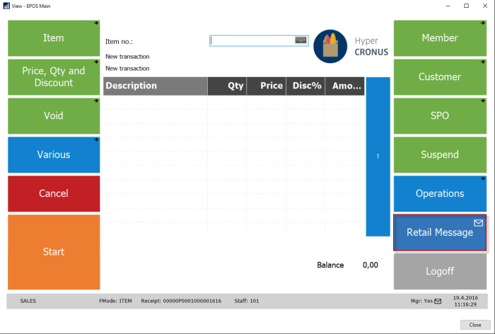 How to: Create Retail Messages